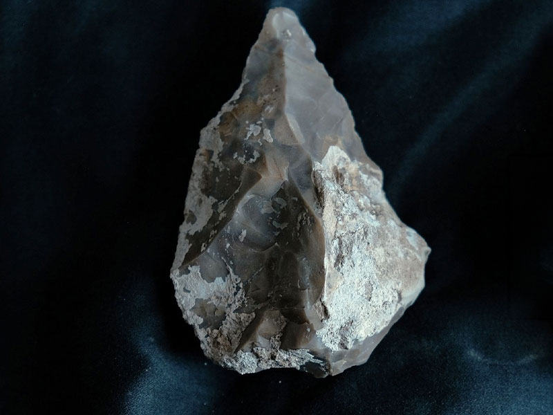 Prehistoric handaxe discovered in the ancient cave