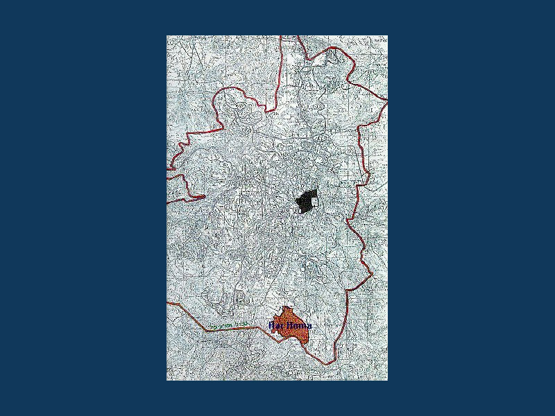 Map of har Homa