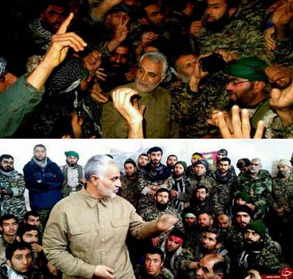 Commander Qasem Soleimani of the IRGC's Quds Force with Shia Afghani ...