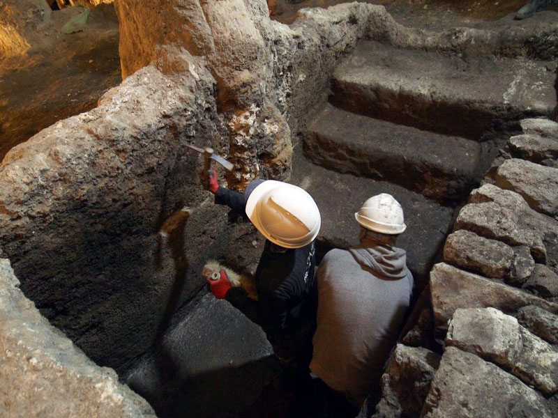 Exposure works of the Second Temple period ritual bath