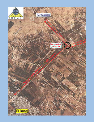Aerial Photograph No.2A: Netzarim Junction, Gaza Strip