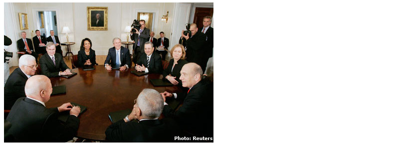 U.S. President Bush meets with Middle East leaders at the Annapolis ...