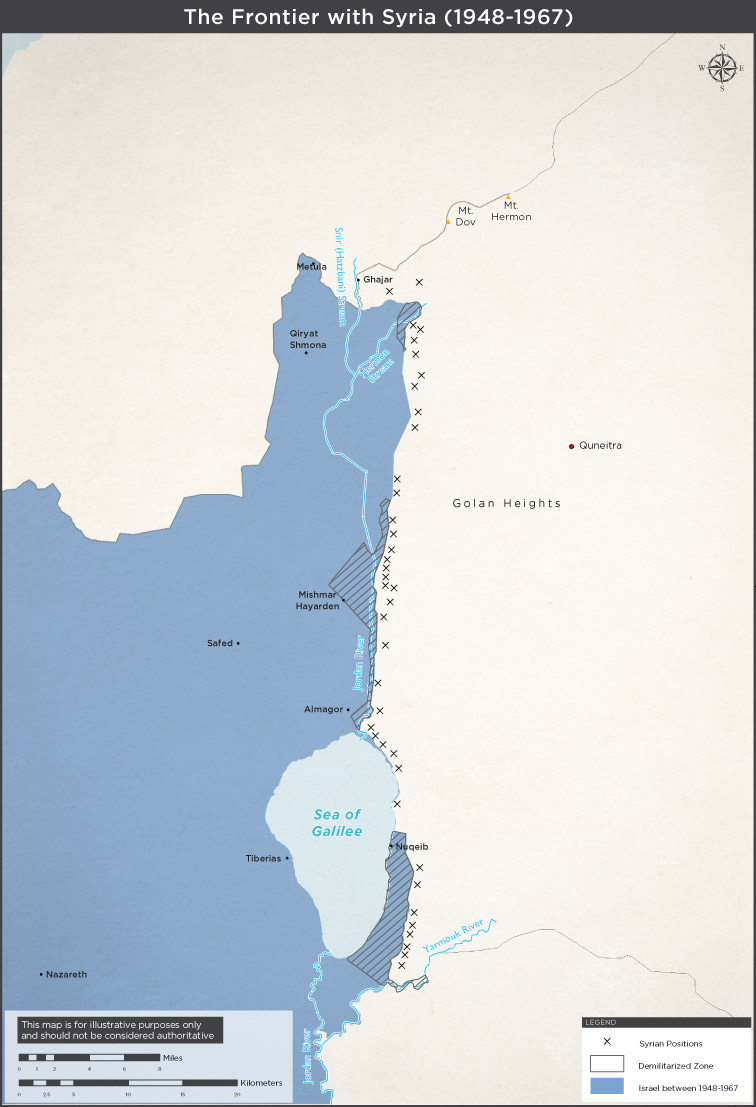 The Frontier with Syria (1948-1967)
