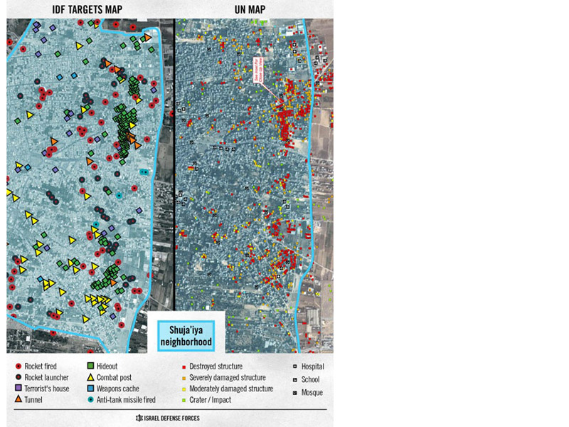 UN maps Gaza