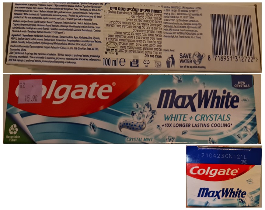 Unregulated Toothpaste