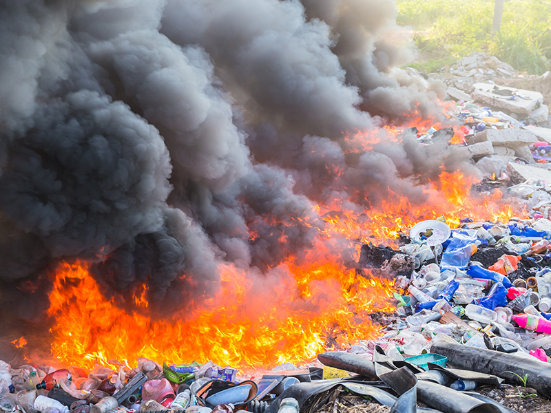 Waste burning 123graphic/Shutterstock