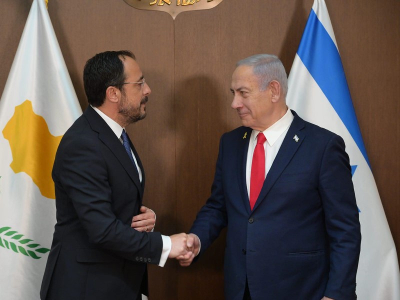 PM Netanyahu Meets with Cypriot President Nikos Christodoulides