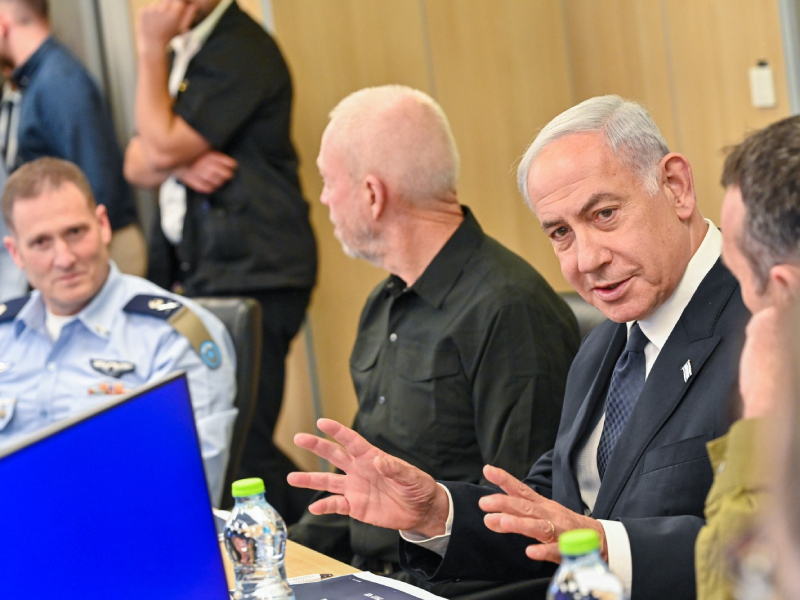 Prime Minister Benjamin Netanyahu Attends IDF 'Firm Hand' Exercise at ...