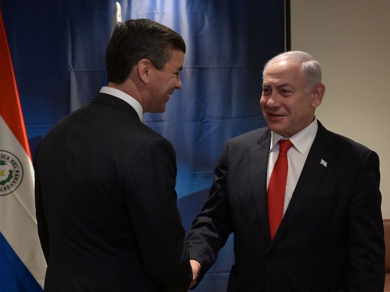 PM Netanyahu Meets with Paraguayan President Santiago Peña