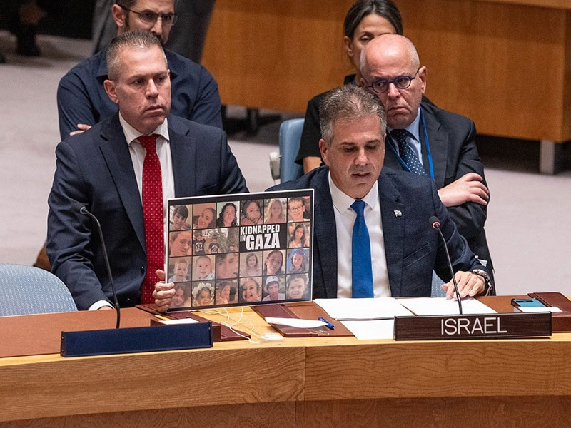 FM Cohen addressing the UN Security Council