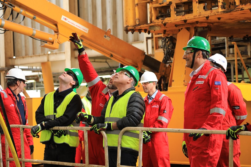 Exploratory drilling has started at the Karish field