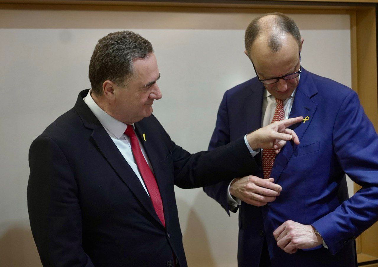 FM Katz with German Opposition Leader Friedrich Merz