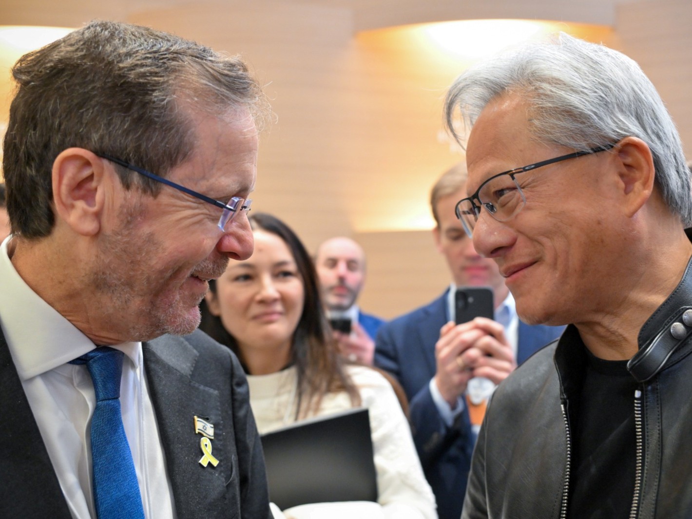 President Isaac Herzog met with the CEO of Nvidia