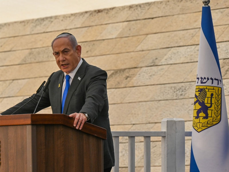 PM Netanyahu addressing the opening ceremony of Remembrance Day for ...