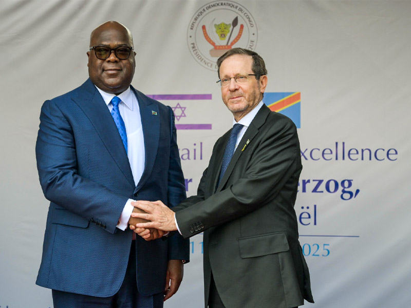 President Herzog with President of the Democratic Republic of the Congo ...