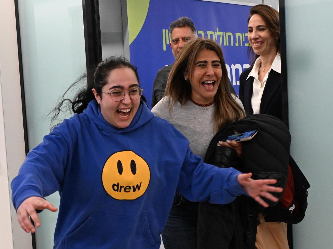 Liri Albag with members of her families