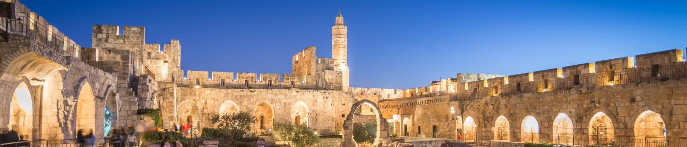 The Ministry of Tourism | David's Citadel at night